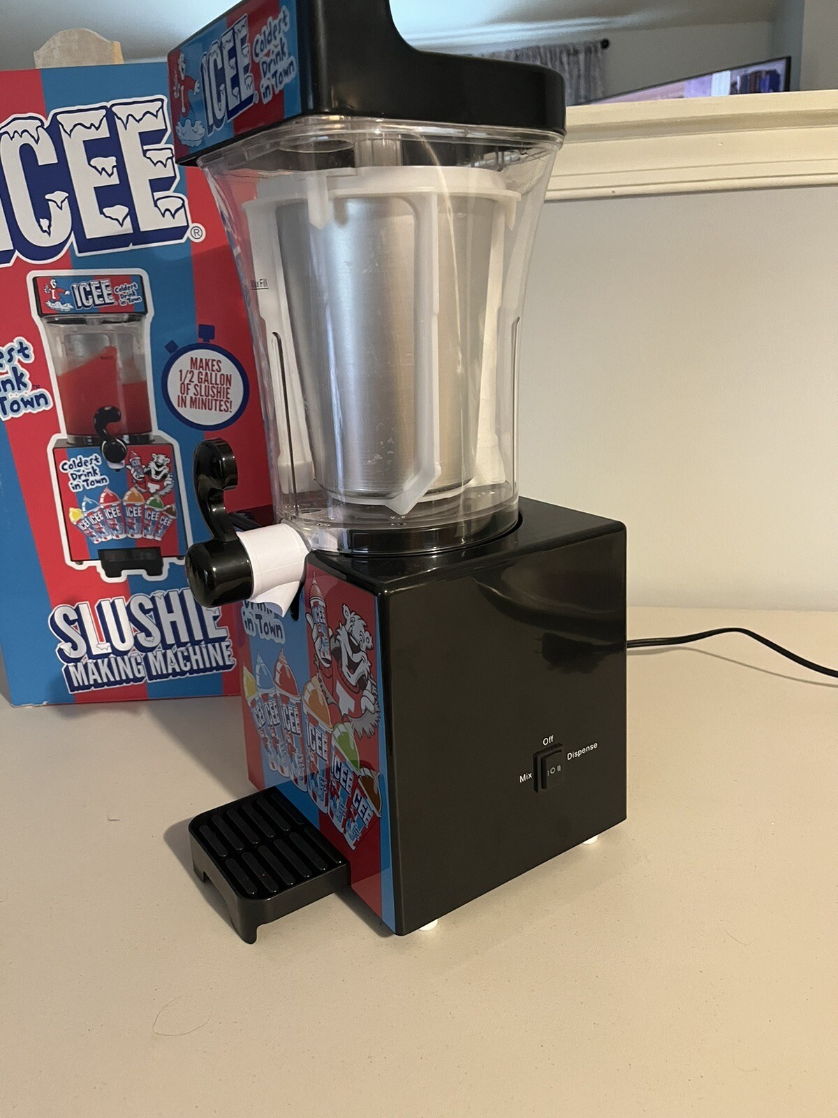 iscream ICEE Brand Counter-Top Sized ICEE at Home Slushie Maker ...