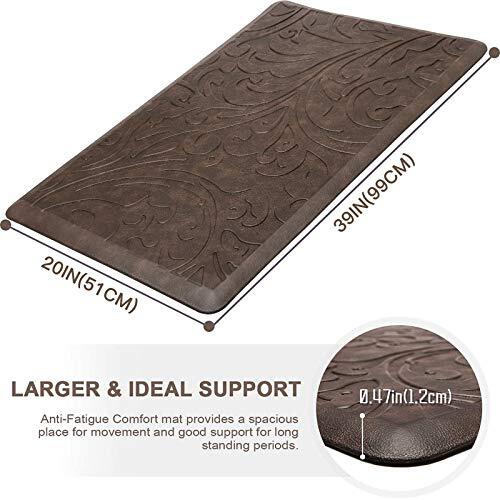 Kitchen Mat Cushioned Anti-Fatigue Floor Mat Waterproof Non 39"x 20 ...