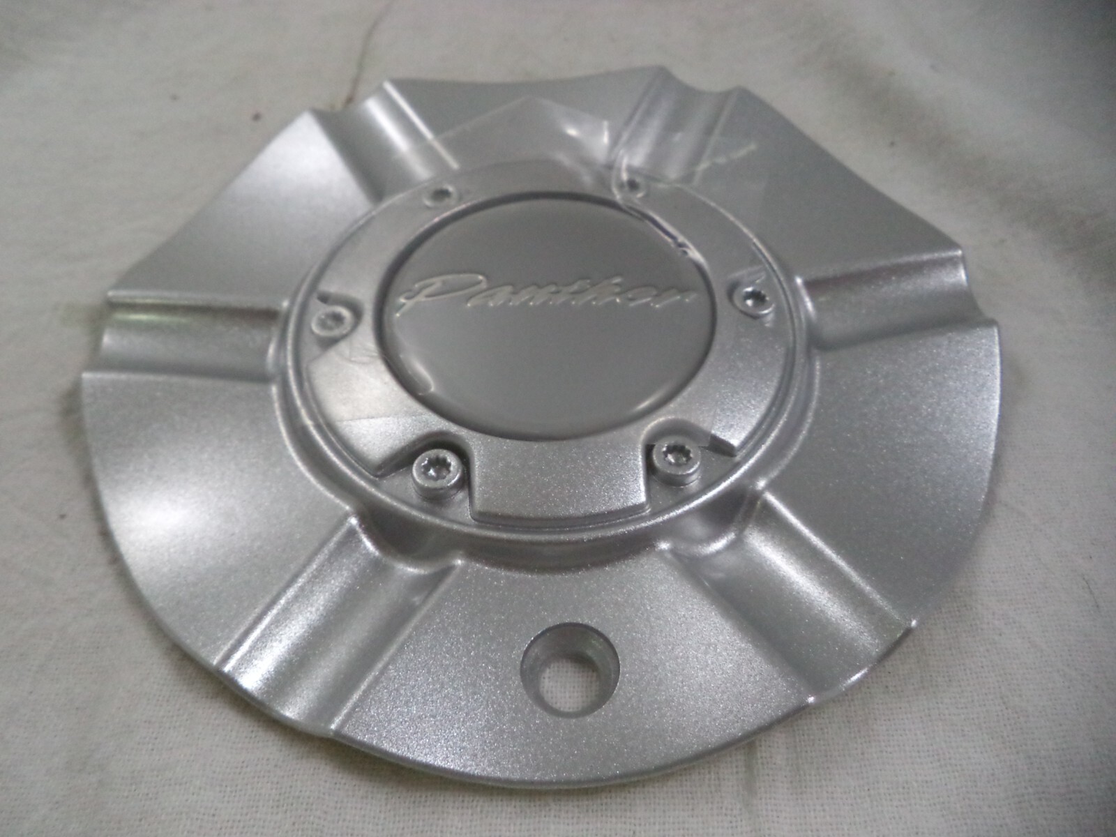 Panther Wheels Silver Custom Wheel Center Cap Caps (1) # EMR 363 CAP-13 ...