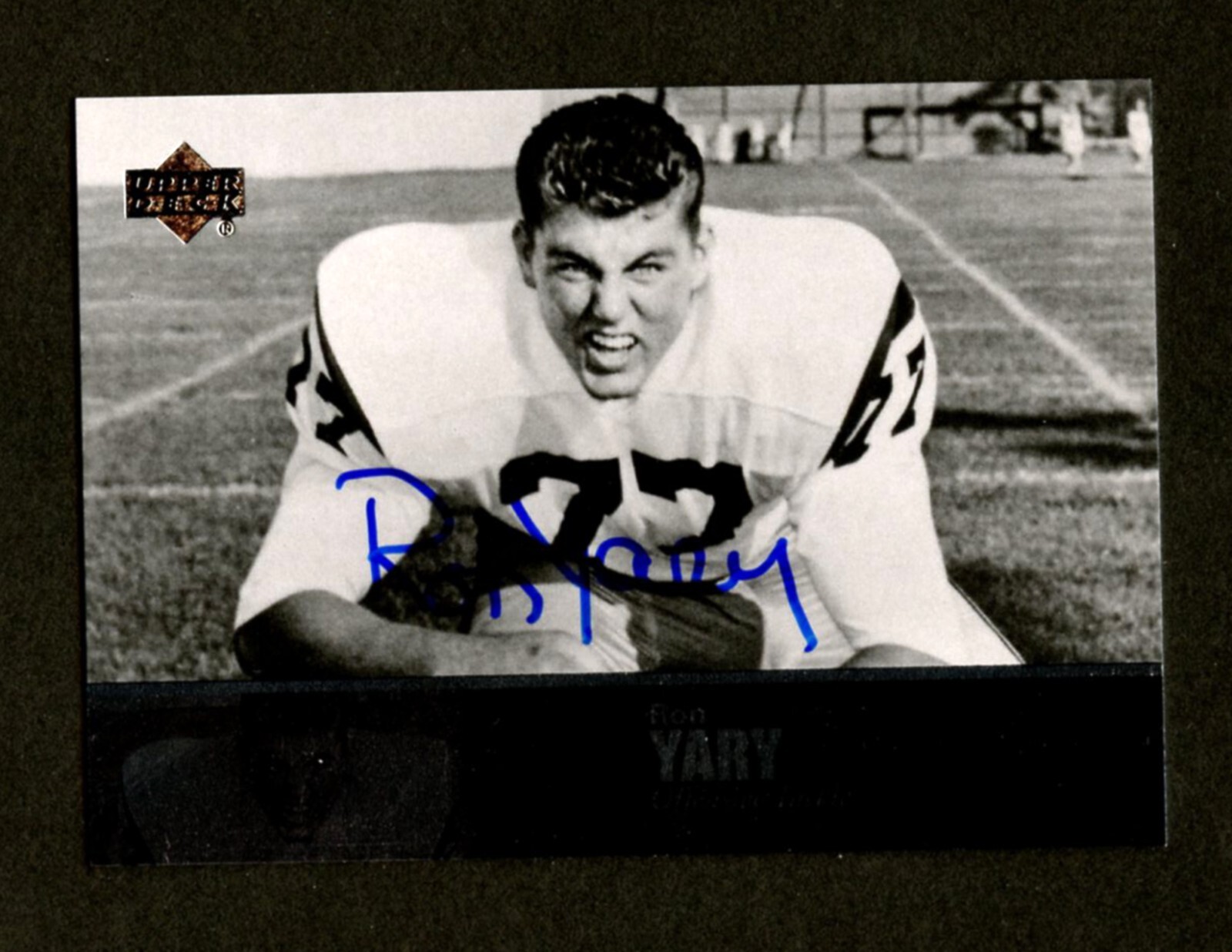 2011 Upper Deck College Football Legends Ron Yary Autographed Card ...
