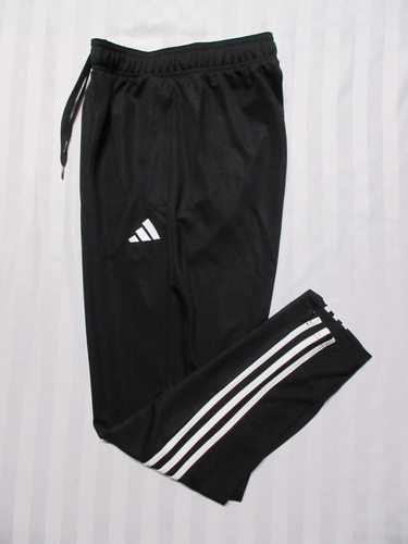 ADIDAS Men's Sereno Aeroready Black & White Tapered-Slim Track Pant ...