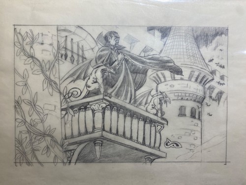 Original Sketch for I6 Ravenloft 1983 by Clyde Caldwell | eBay