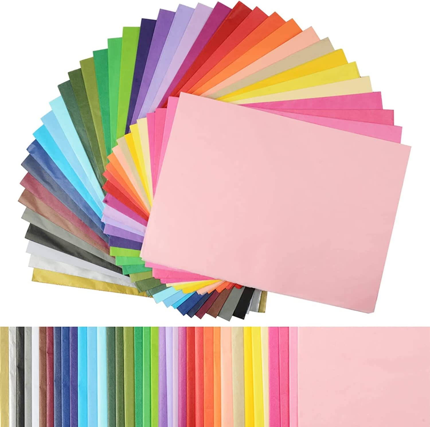 Multicolor Tissue Paper Bulk Gift Wrapping Tissue Paper Decorative Art ...