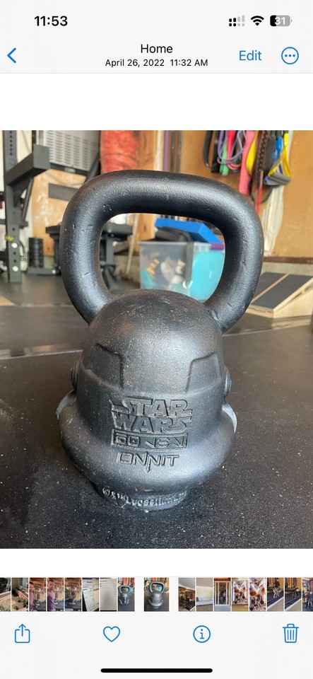 Onnit Star Wars Stormtrooper 60lb Kettlebell - Limited Edition | eBay