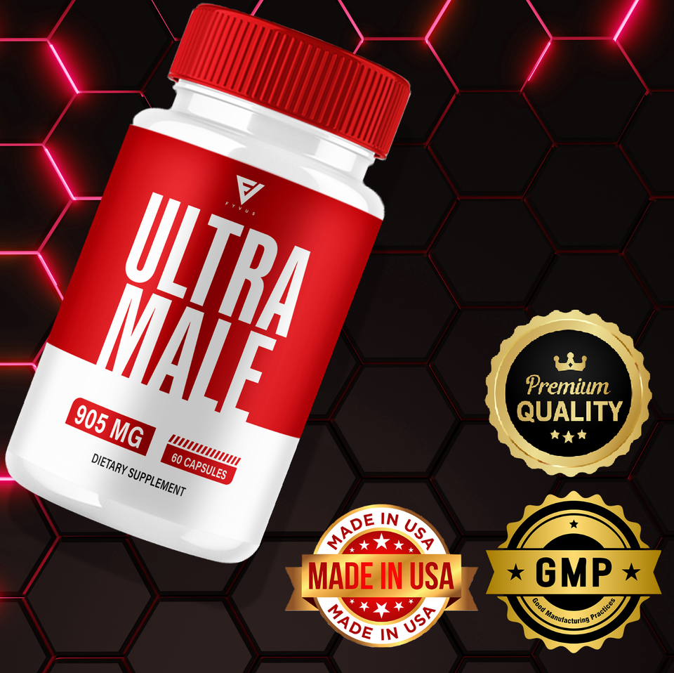 (3 Pack) Ultra Male Capsules UltraMale Max Performance Supplement (180 ...