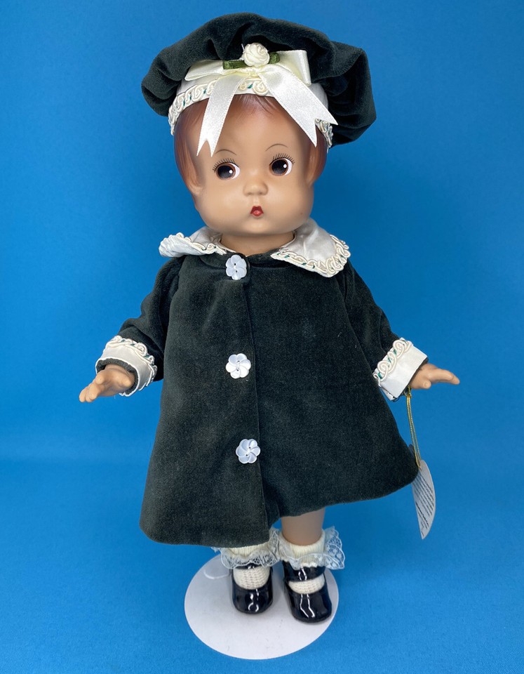 Antique Reproduction Patsy Doll Green Velvet Holiday 94636 Christmas ...