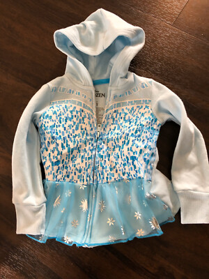 Disney Toddler Frozen Elsa Zip Up With Hood 2T NWT | eBay
