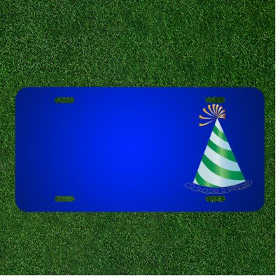 Custom Personalized License Plate With Add Names To Party Hat ...