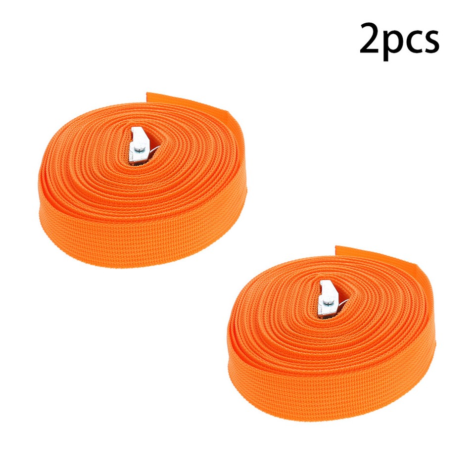 2Pcs 5-12m Lashing Strap Tie Down Cargo Lash Strap Cam Buckle Truck ...