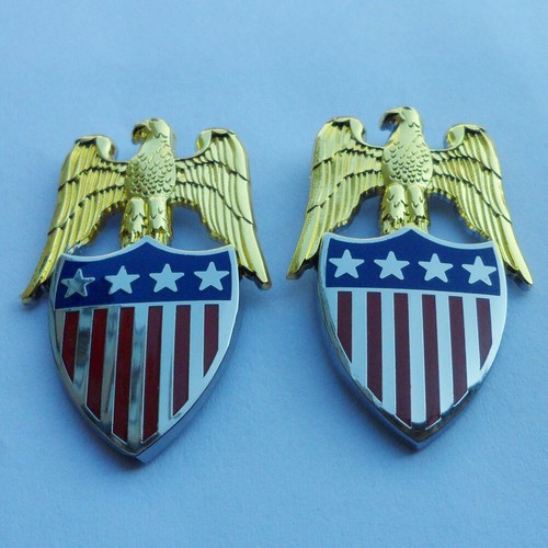 Pair US Army Aide To General Collar insignia Badge Pins | eBay