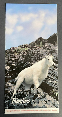Frontier Airlines Ticket Jacket - Mountain Goat (11/02) | eBay