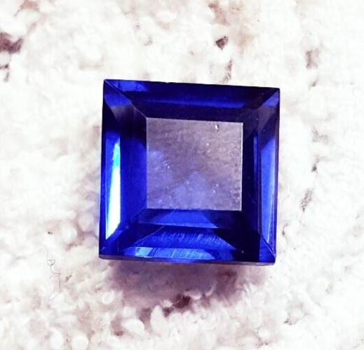 Natural Blue Sapphire Excellent Square Cut 9.00 Ct Certified Loose ...