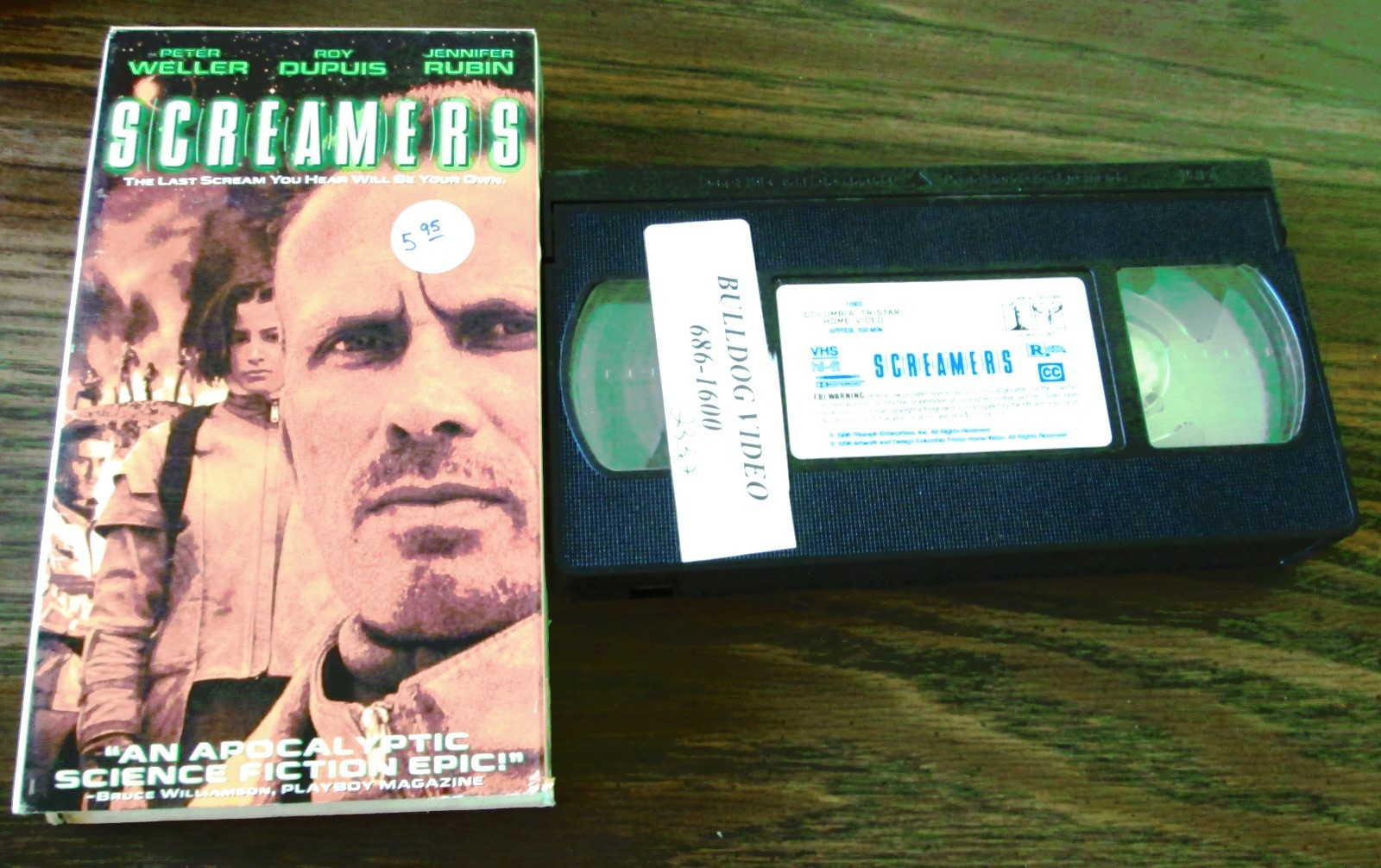 Screamers (VHS, 1996, Closed Captioned) Peter Weller Roy Dupuis ...