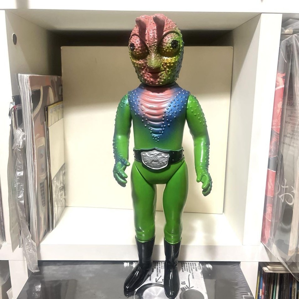 Old Bandai Shinigami Chameleon King Size Soft Vinyl Figure Monster | eBay