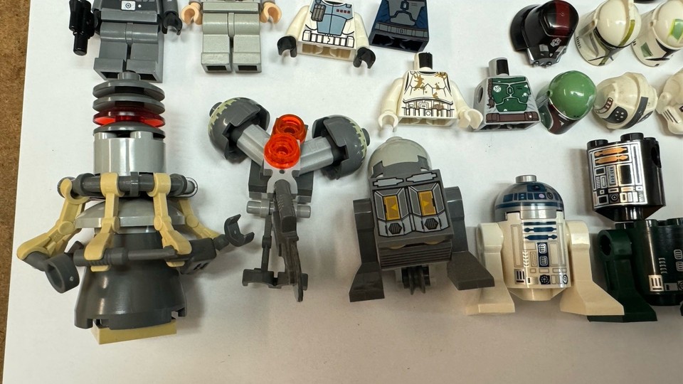 LEGO Star Wars Incomplete Minifigures, Parts, Accessories, Astromechs ...