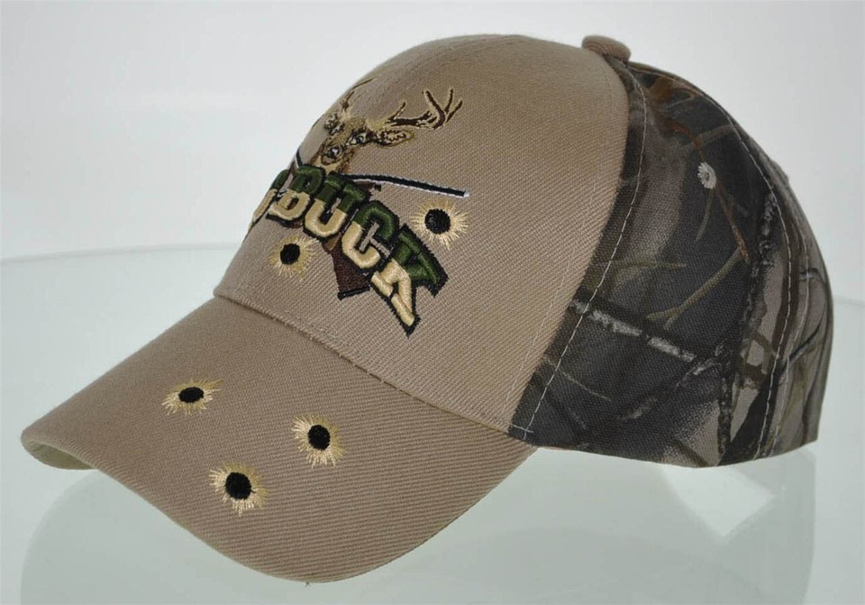 NEW! BIG BUCK HUNTER HUNT DEER BUCK OUTDOOR SPORTS CAP HAT TAN CAMO | eBay