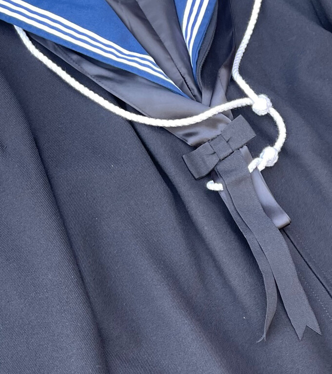 Royal Navy Surplus Issue Class 2 Blue Jumper Sailors Midi, Satin Scarf ...