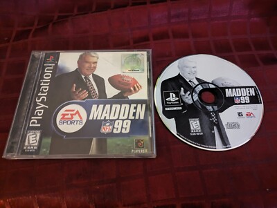 Madden NFL 99 (Sony PlayStation 1, 1998) Complete CIB A PS1 MK ...