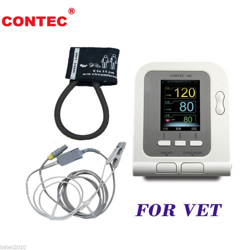 6-11cm cuff +SP02 Digital Automatic Veterinary Blood Pressure Monitor ...