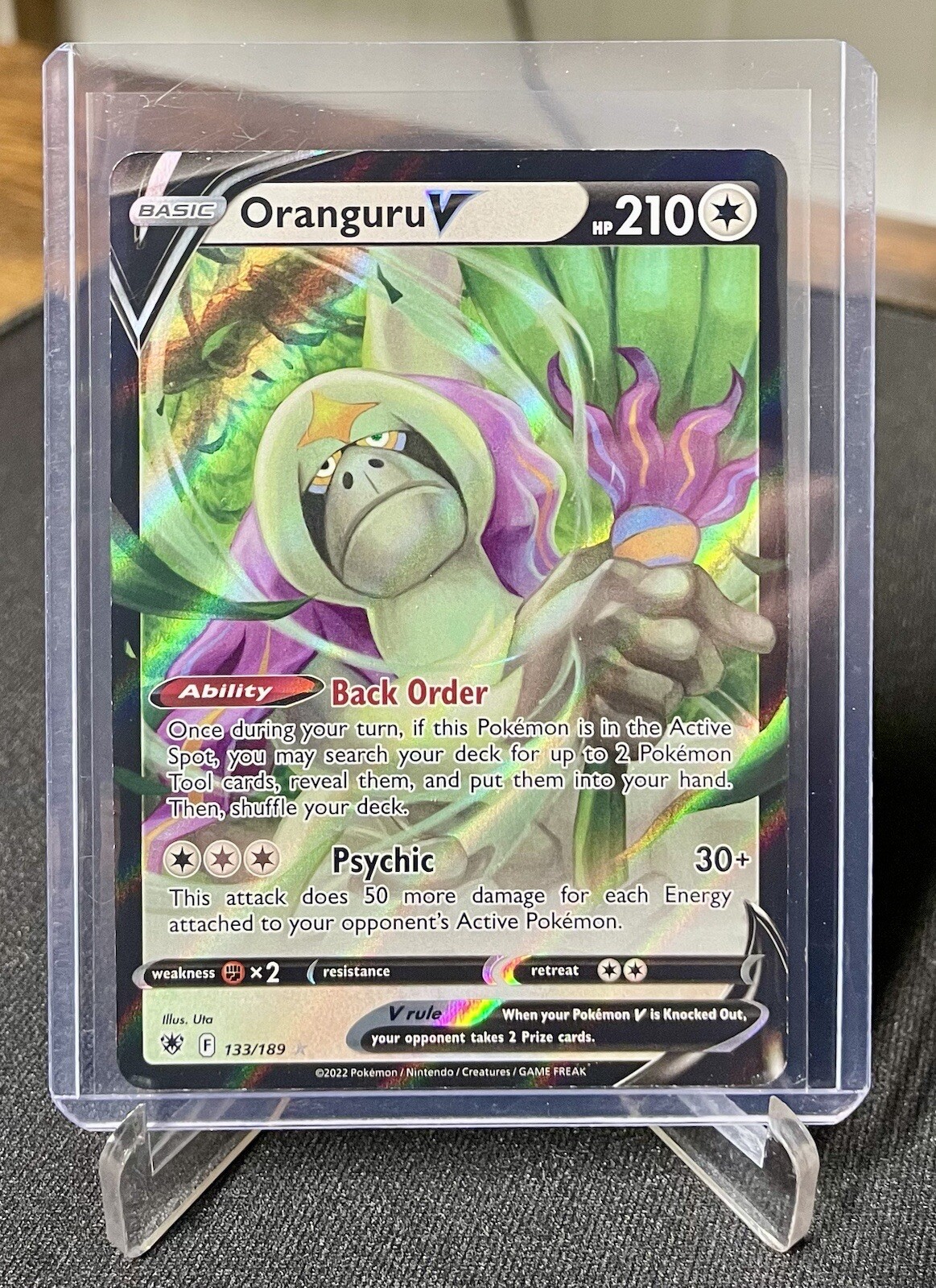 Pokemon TCG Astral Radiance 133/189 - Oranguru V - Ultra Rare - NM | eBay