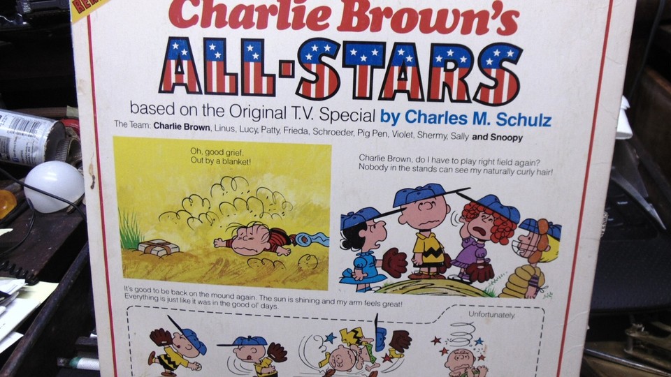 CHILDREN'S RECORDS /CHARLIE BROWN'S ALL-STARS w/ 12 PAGE BOOKLET UNITED ...