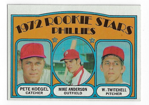 1972 Topps Set Break #14 Phillies Rookies (Mike Anderson, Pete Koegel ...
