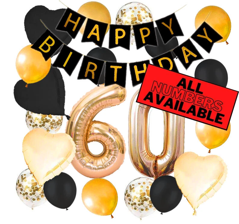 60th Theme Party Decorations