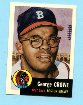 1953 Topps Archives #3 George Crowe - Boston Braves | eBay