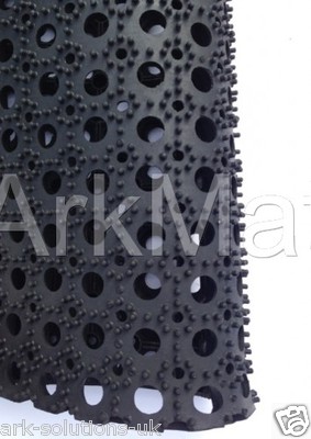 1 x 1.5M Rubber Matting With Drainage Holes | For Decking, Pool Side ...