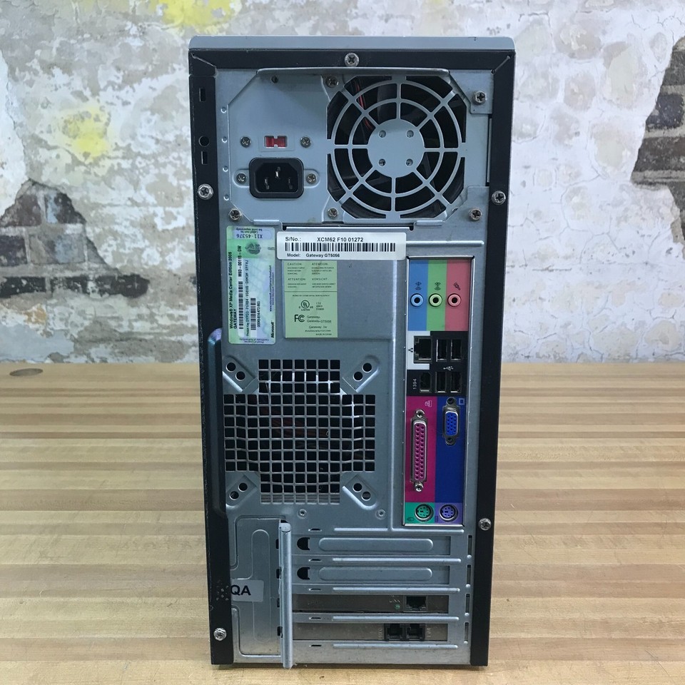 Gateway GT5056 PC Retro Gaming AMD Athlon 2.00GHz 1GB RAM Windows XP ...