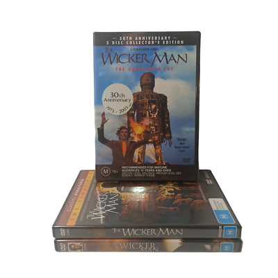 The Wicker Man (DVD) 3 DVD Bundle Lot Movie British Folk Horror Crime ...