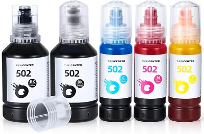 T502 502 Dye Ink Refill Bottles for EPSON Ecotank printers | eBay