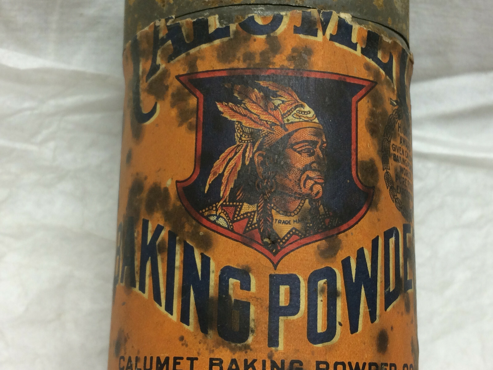 Vintage Calumet Baking Powder Tin Paper Label | eBay