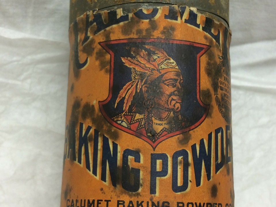 Vintage Calumet Baking Powder Tin Paper Label | eBay