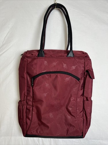 Kiva Designs Two Handle Travel Bag Burgundy | eBay