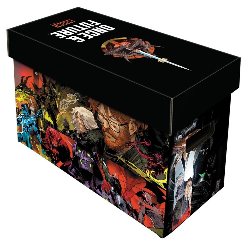 BCW Short Cardboard Comic Book Storage Box with Once And Future Art | eBay