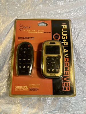 Sirius XAct XTR1 Stream Jockey Satellite Radio W Remote Factory Sealed ...