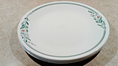 Corelle Corning "ROSEMARIE" 4 Tulip pattern 10-1/4" Dinner Pllates | eBay