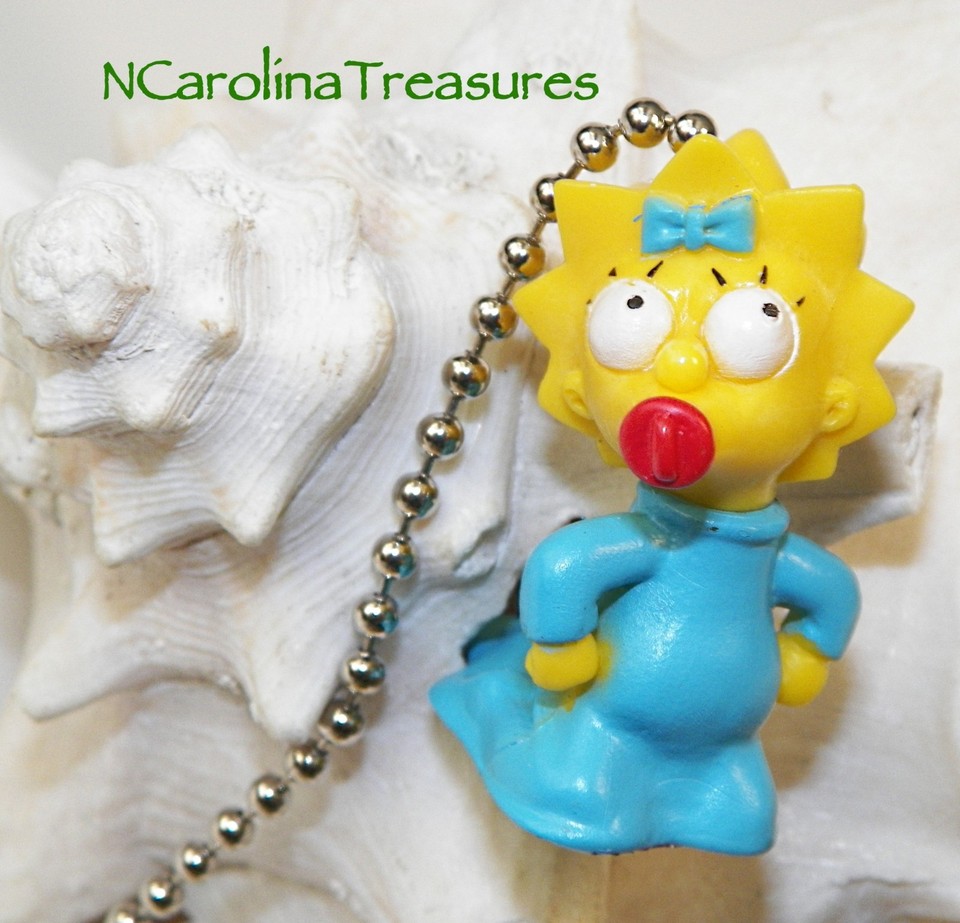 MAGGIE SIMPSON FOX TV CHARACTER THE SIMPSONS CEILING FAN LIGHT SWITCH ...