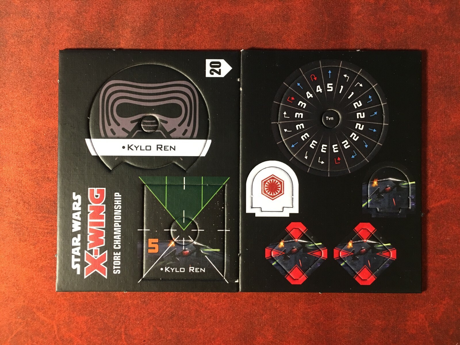 Kylo Ren cardboard X-Wing Miniatures Game 2020 Store Championship | eBay