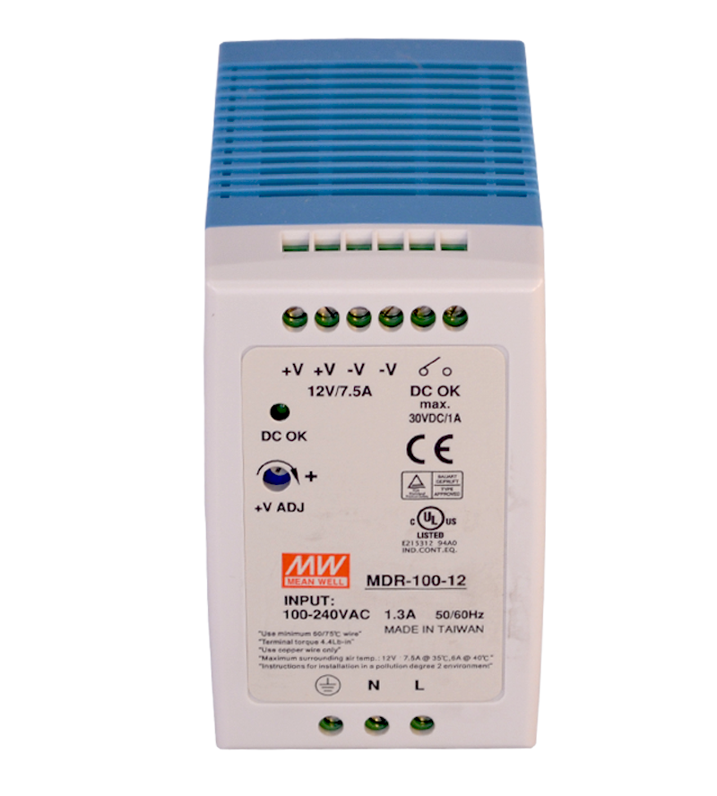 MDR-100-24 / MDR-100-12 / MDR-100-48 MEAN WELL - DIN Rail Power Supply ...