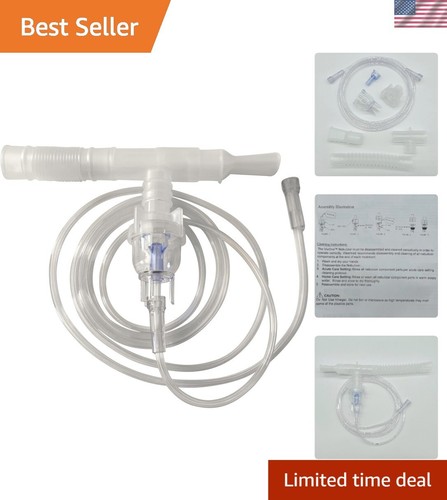 Lightweight Nebulizer Kit: Mouthpiece, Tee & 7' Tubing - Essential for ...