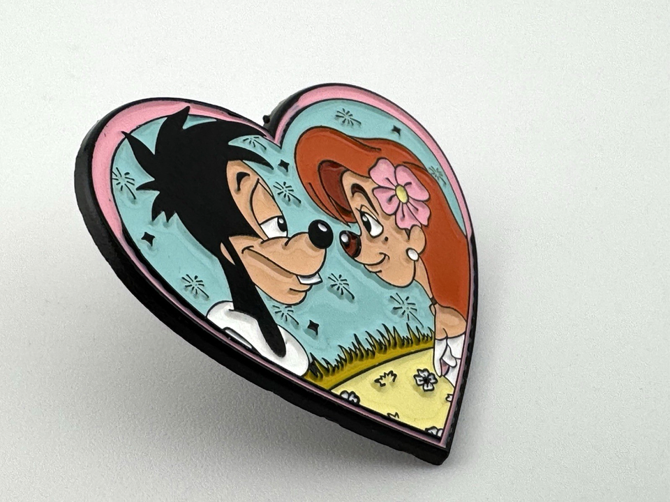 Disney Goofy Movie Max Goof and Roxanne Heart Pin NEW Unofficial | eBay