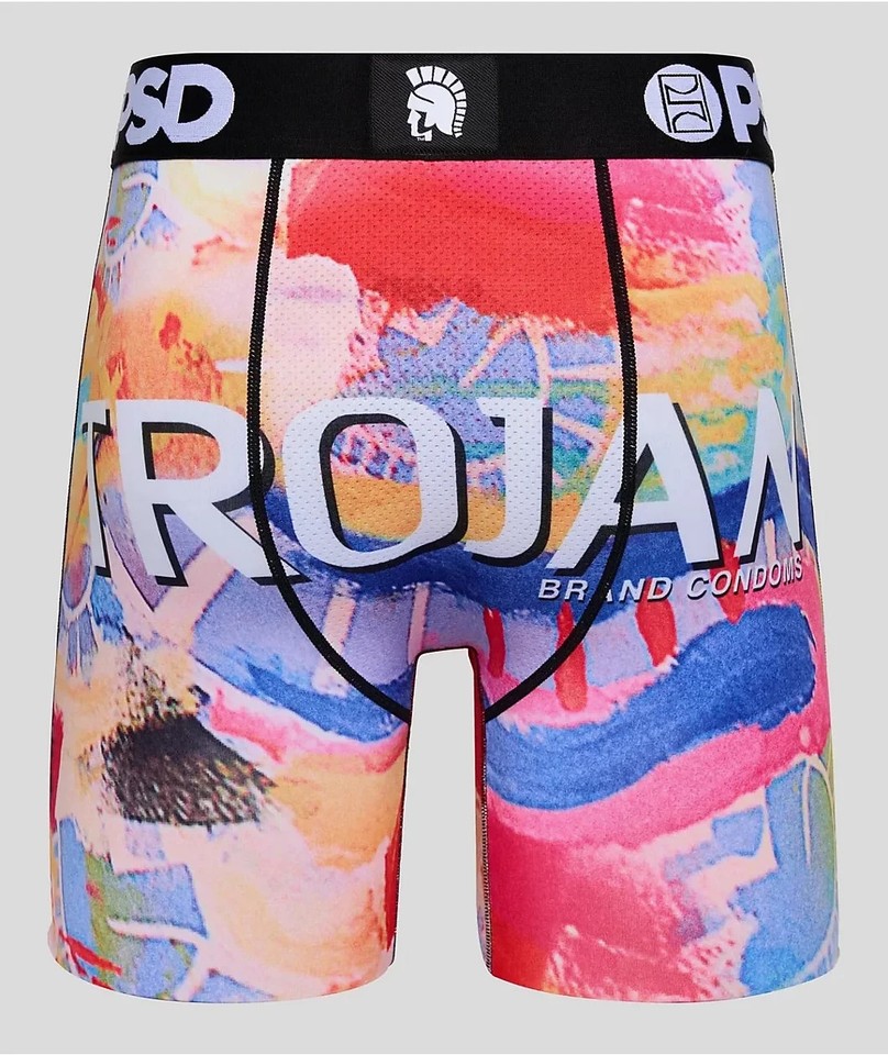 Mens PSD "Trojan Nirvana" Standard Length Boxer Briefs SIZE MEDIUM | eBay