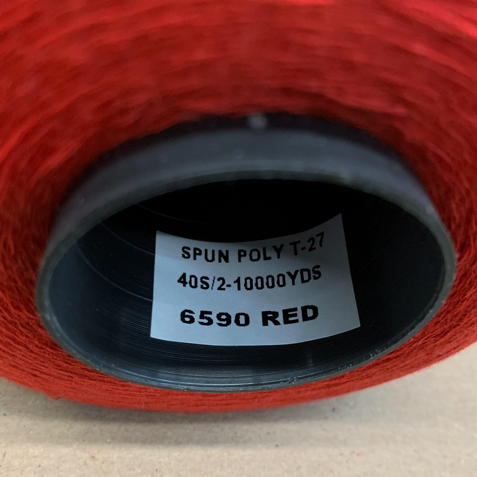 All Purpose Polyester Sewing Thread, 10,000 yards, Tex 27, Red | eBay