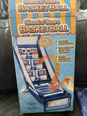 Shoot N' Score Basketball -Arcade Basketball Game-new in box | eBay