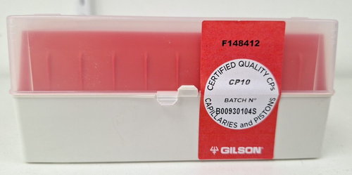 Gilson Capillary and Pistons CP10 96 Per Box Brand New! Sealed Box! | eBay