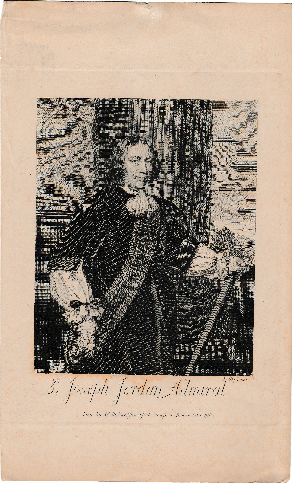 1796 Antique Portrait - Sir Joseph Jordan (c.1603 - 1685) - English ...