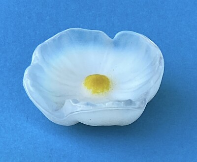 DAUM Pate de Verre Cactus Flower Small BOWL Opaline Pastel Fleur | eBay