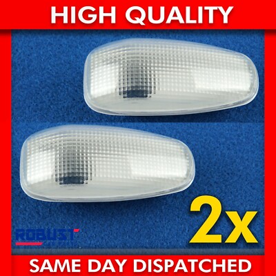 2X SIDE WING INDICATOR REPEATER LENS FOR MERCEDES CLK E SLK V CLAS ...